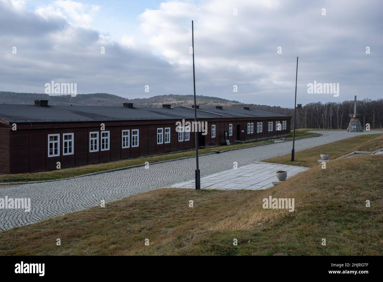 Rogoznica, Poland - January 15, 2022. Concentration and labor camp ...