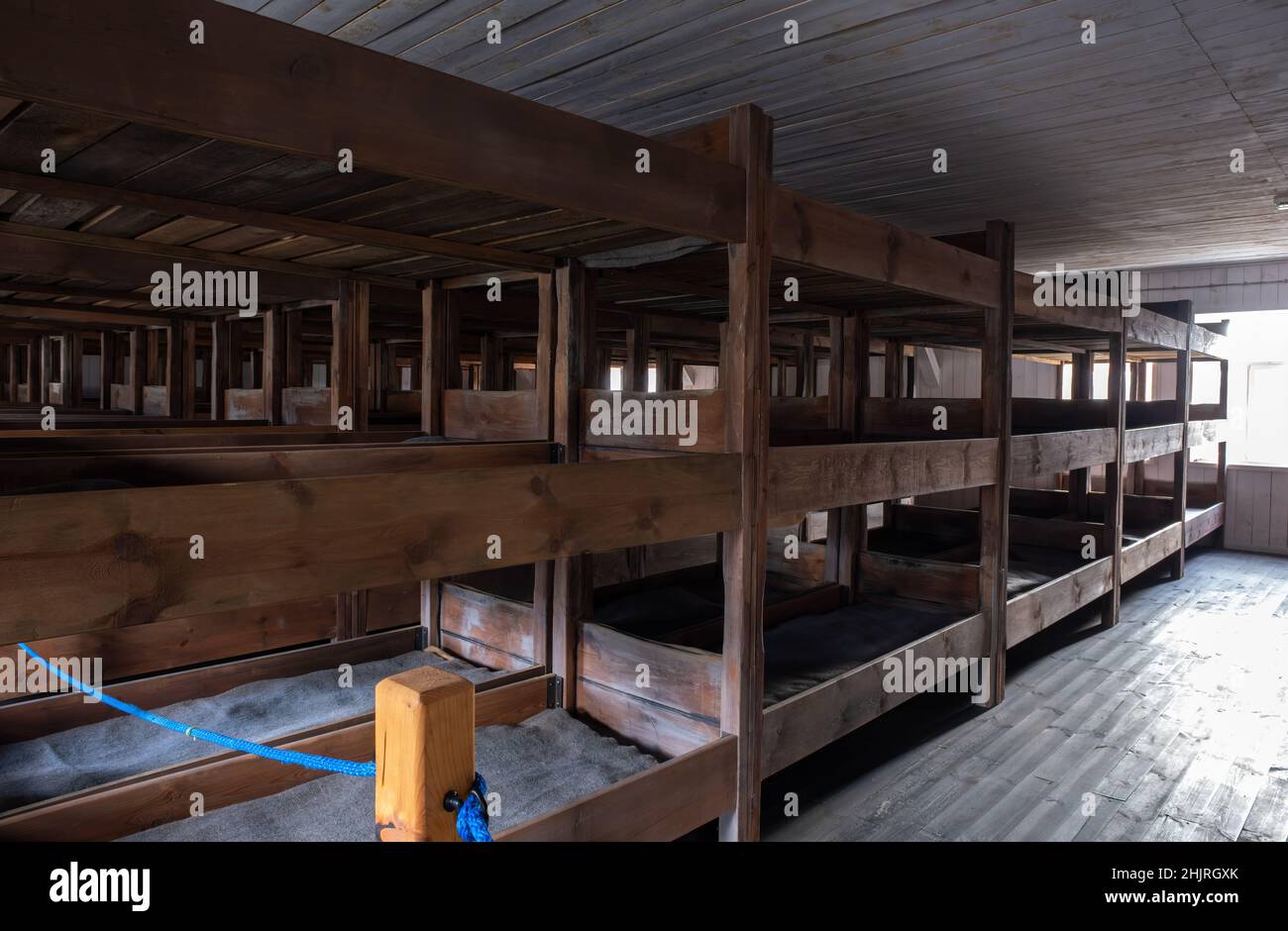 Rogoznica, Poland - January 15, 2022. Concentration and labor camp ...
