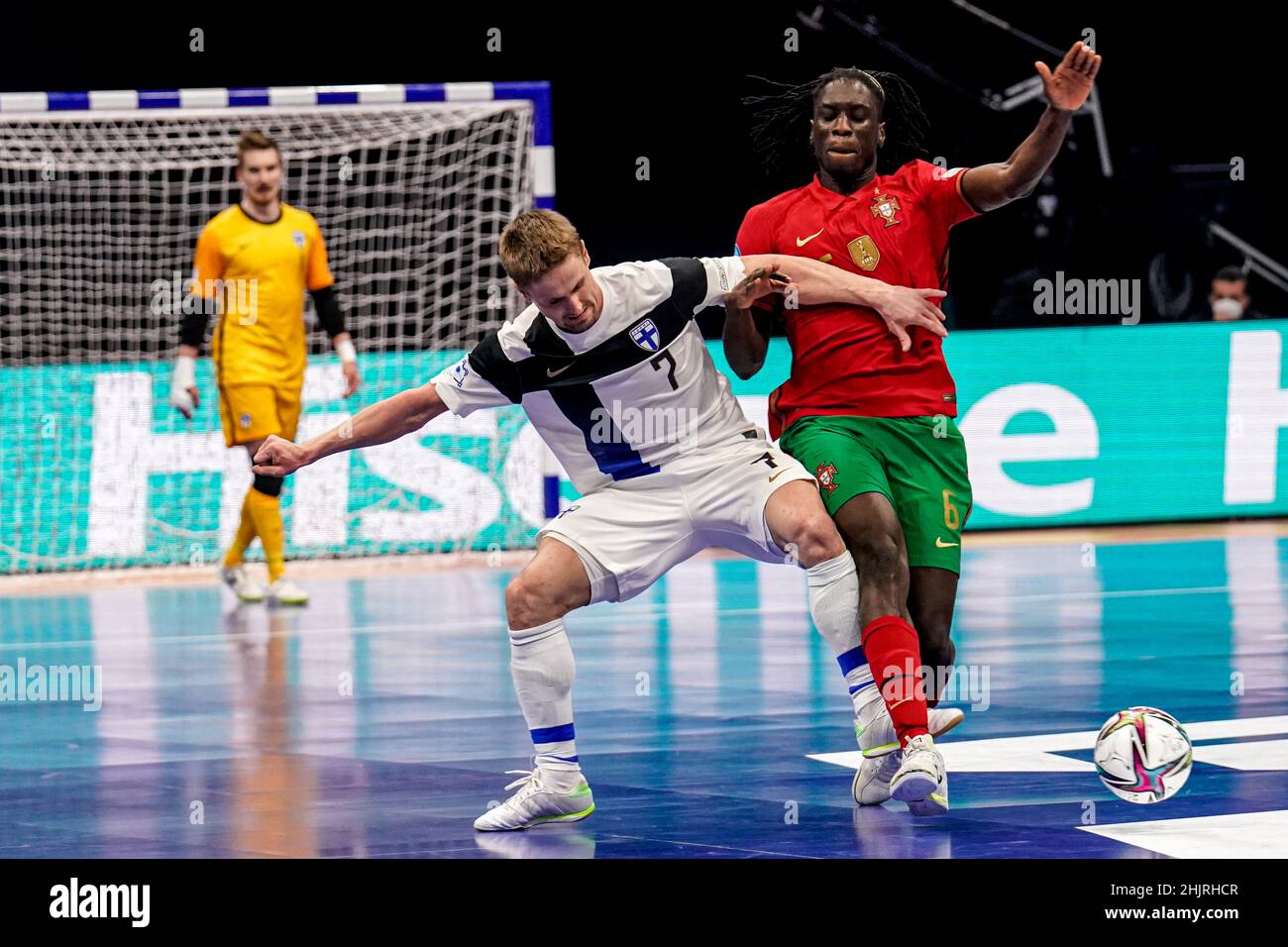 AMSTERDAM, NETHERLANDS - JANUARY 31: Jarmo Junno of Finland, Zicky Te ...