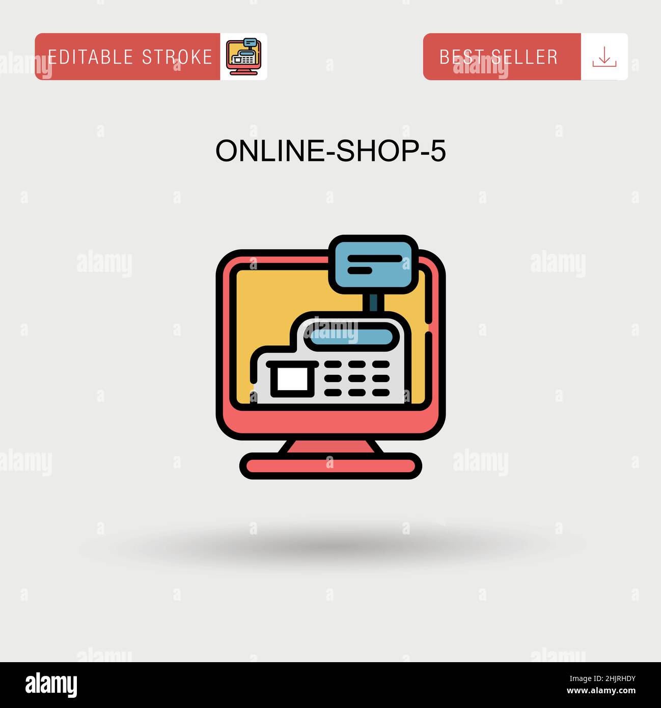 Online shopping purchase concept Stock Vector Images - Alamy