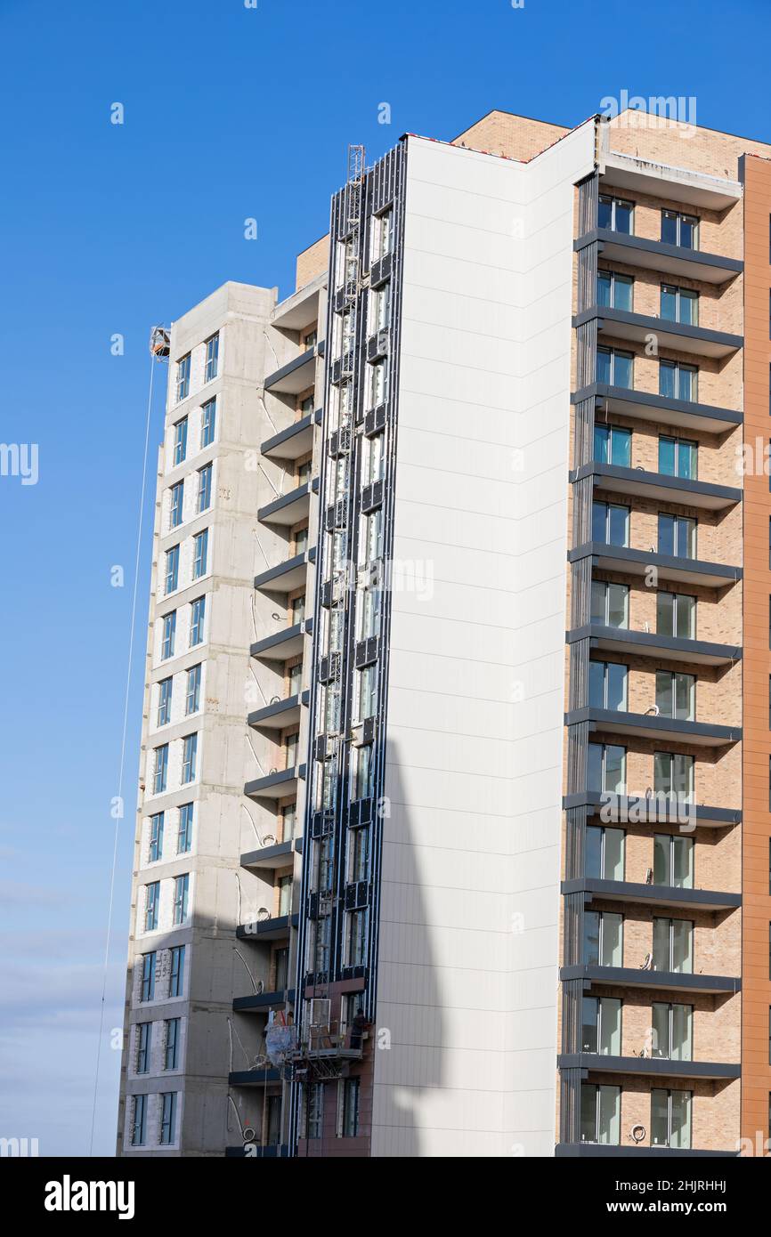 New residential area in Cluj- Napoca, Romania - Flat blocks in ...