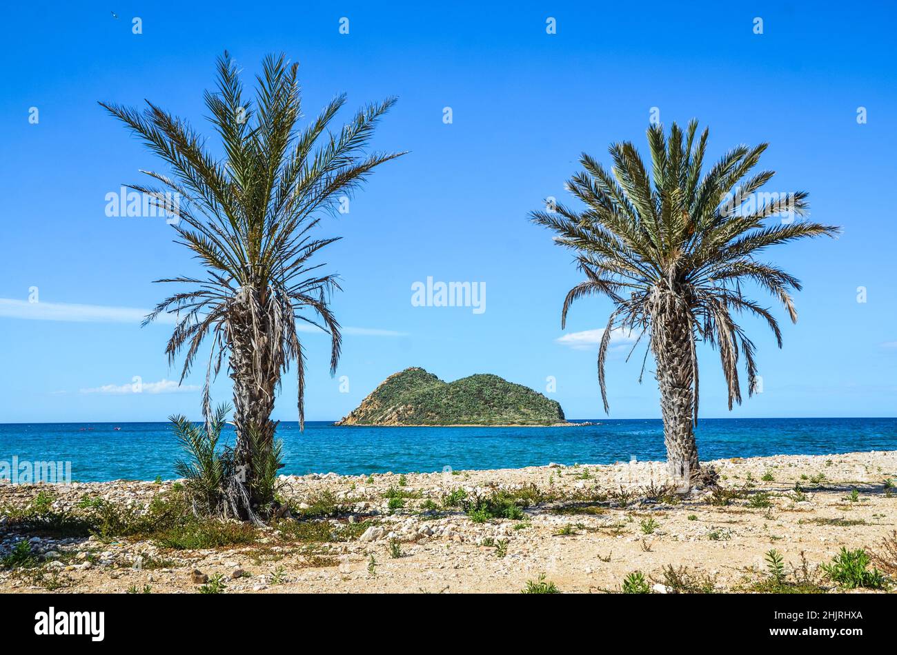 Cala iris beach hi-res stock photography and images - Alamy