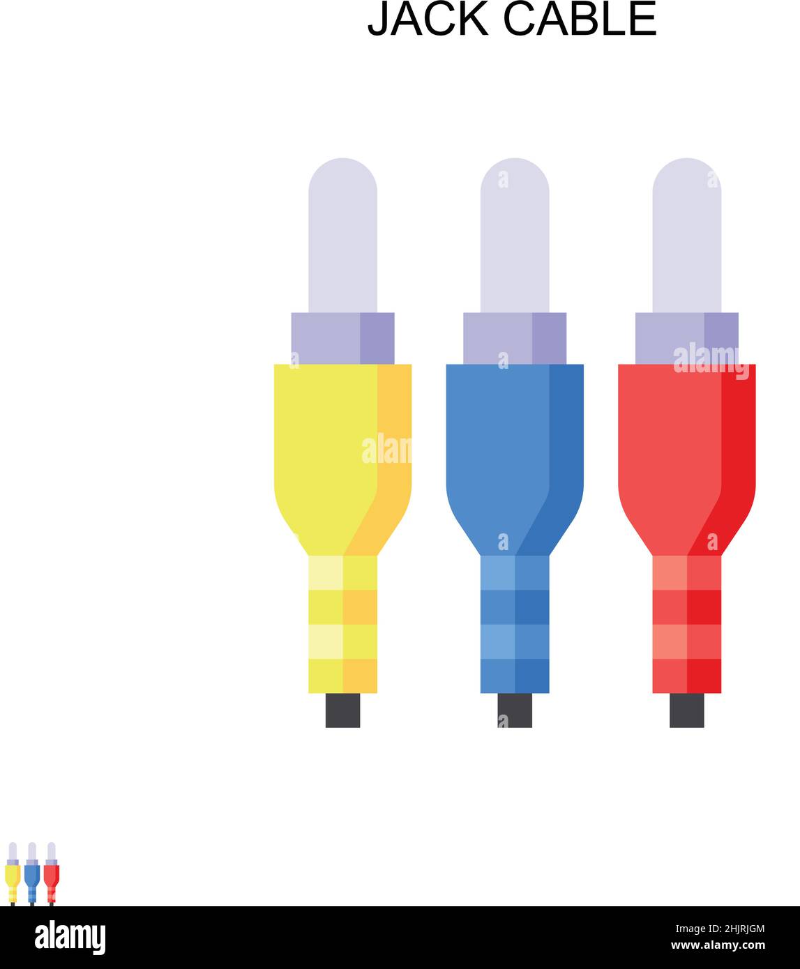 Cable jack Stock Vector Images - Alamy