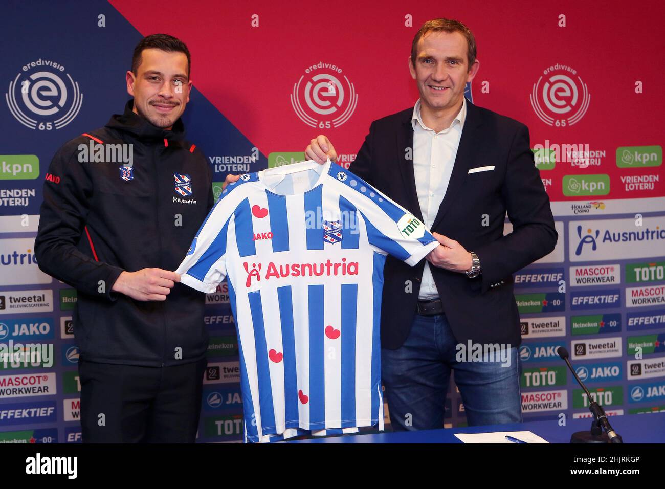 HEERENVEEN, NETHERLANDS - JANUARY 31: Thom Haye poses with technical ...