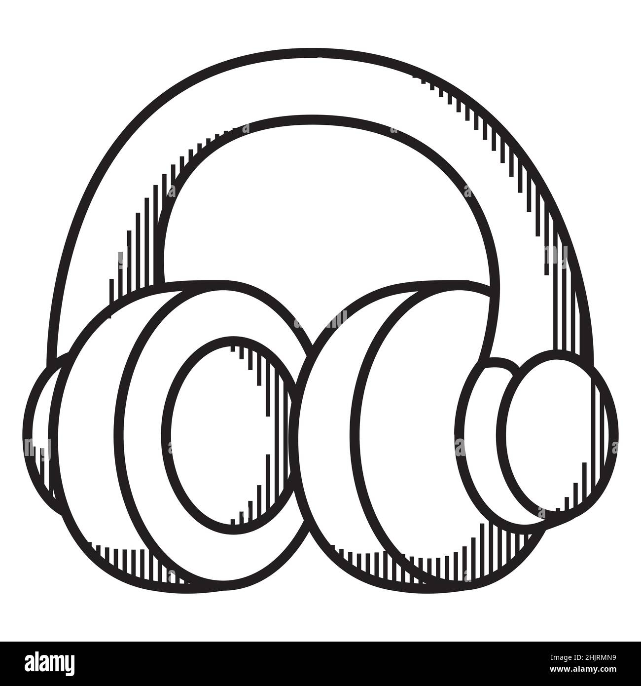 Line art vector illustration. Isolated on white background Stock Vector ...