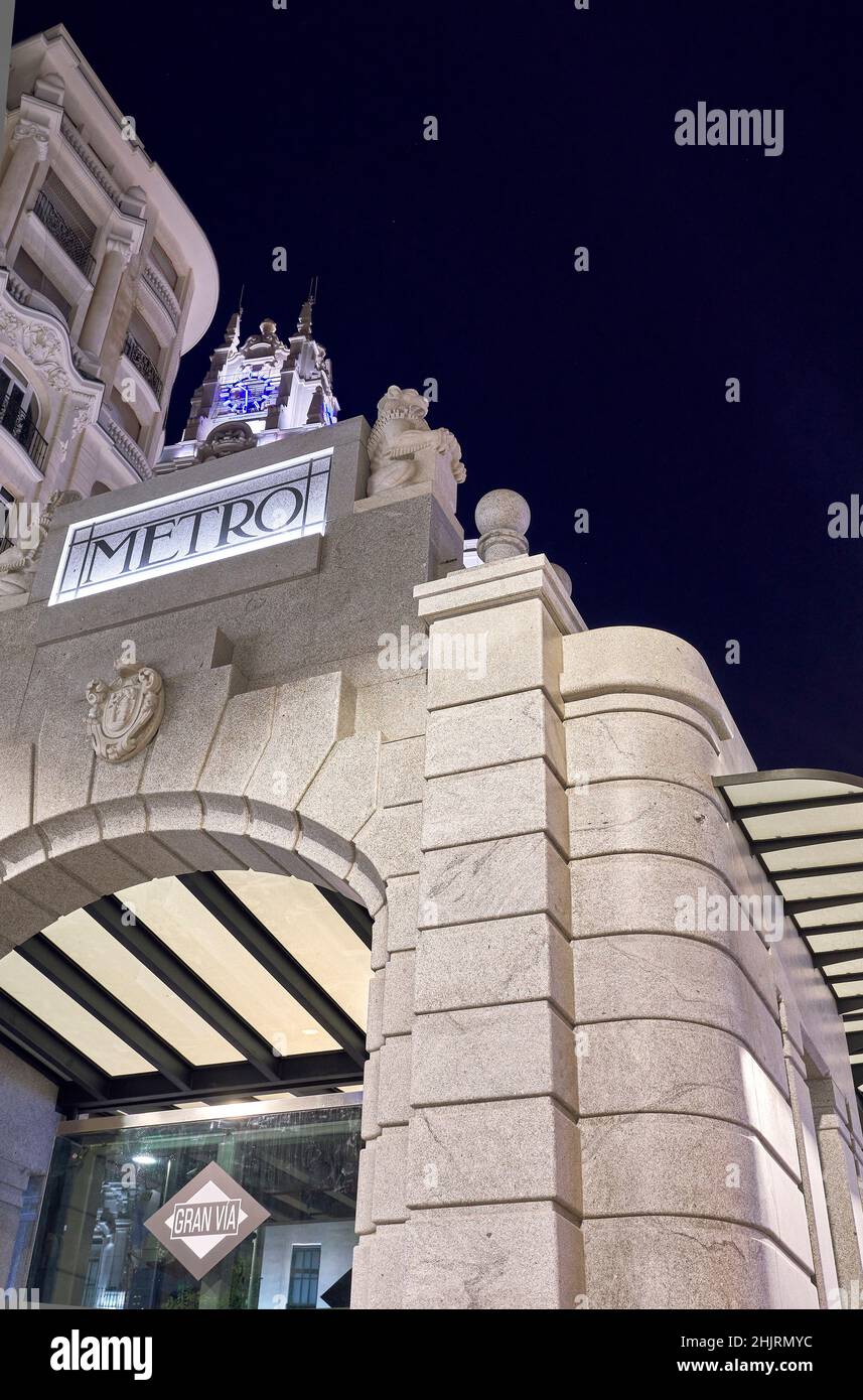 Detail of the San Luis Network Pavilion, located by Gran Via Street ...