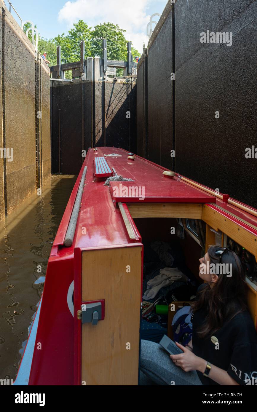 Lock gates on rochdale canal hi-res stock photography and images - Alamy