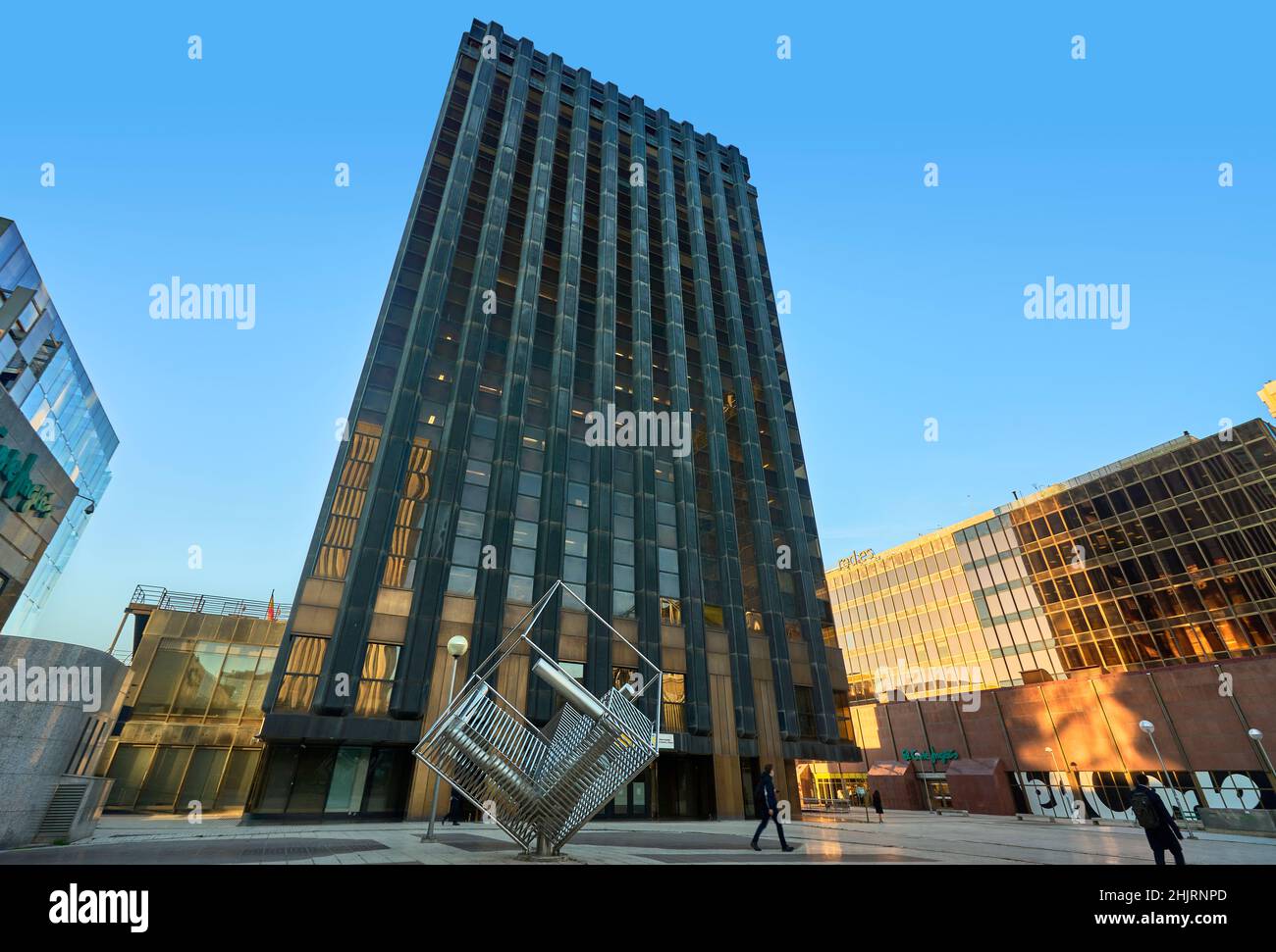 Spanish Patent and Trademark Office headquarters. AZCA district, Madrid ...