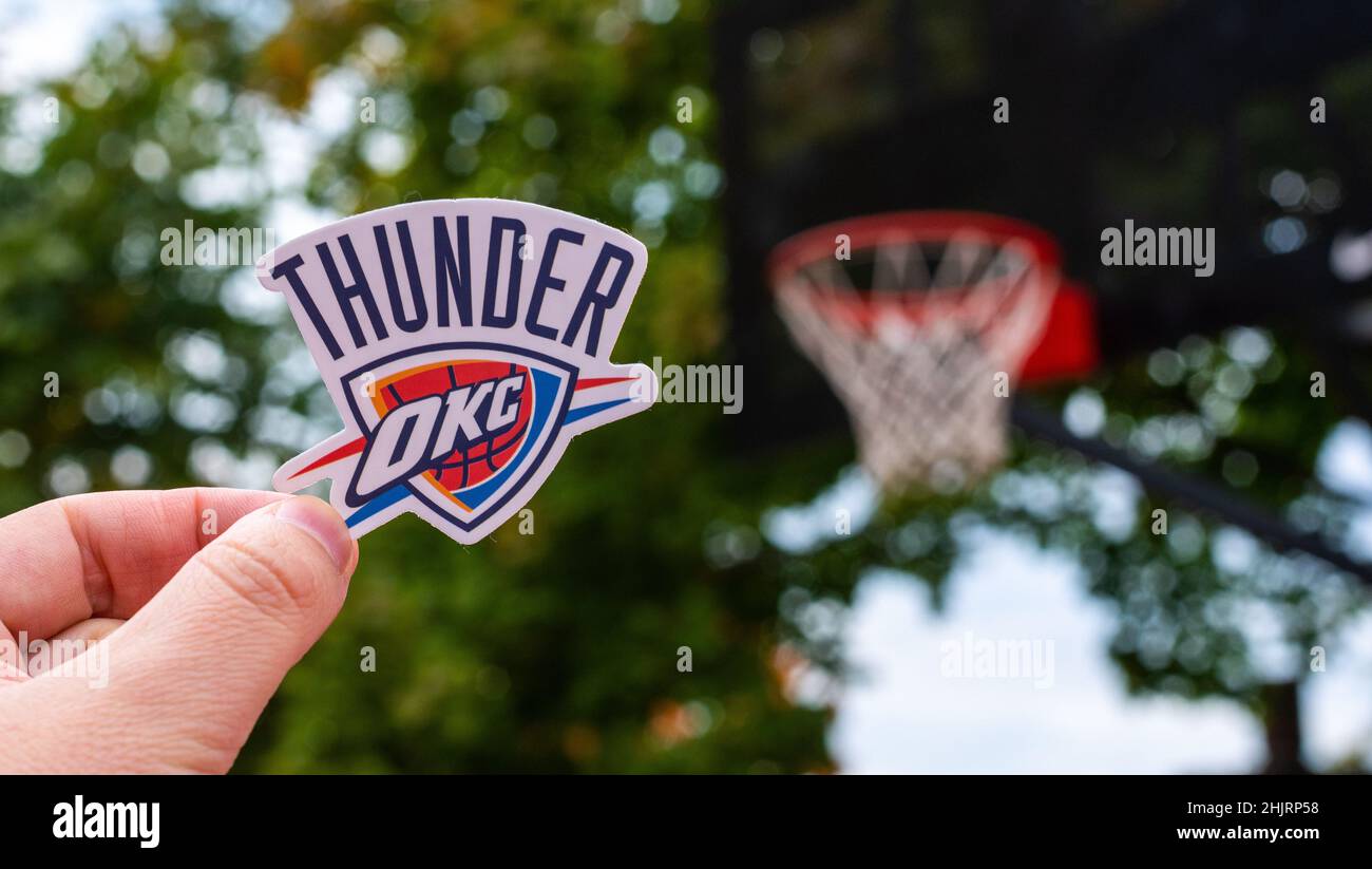 Okc Thunder Logo Vector