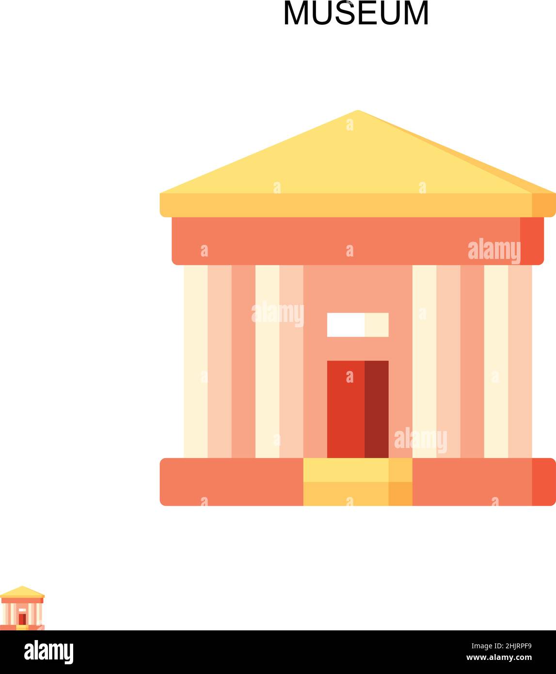 Museum modern architecture Stock Vector Images - Alamy