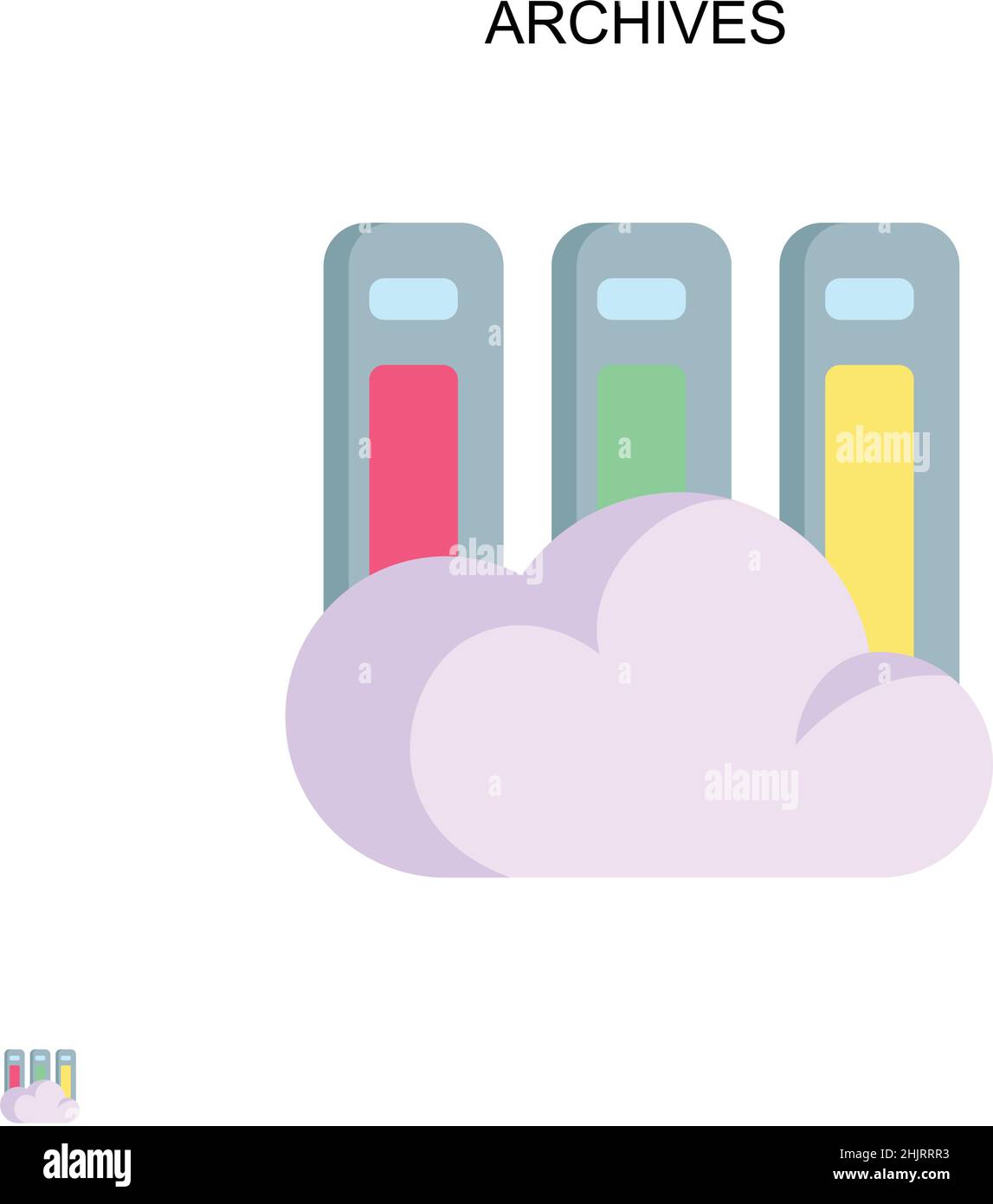 Archives File Stock Vector Images - Alamy