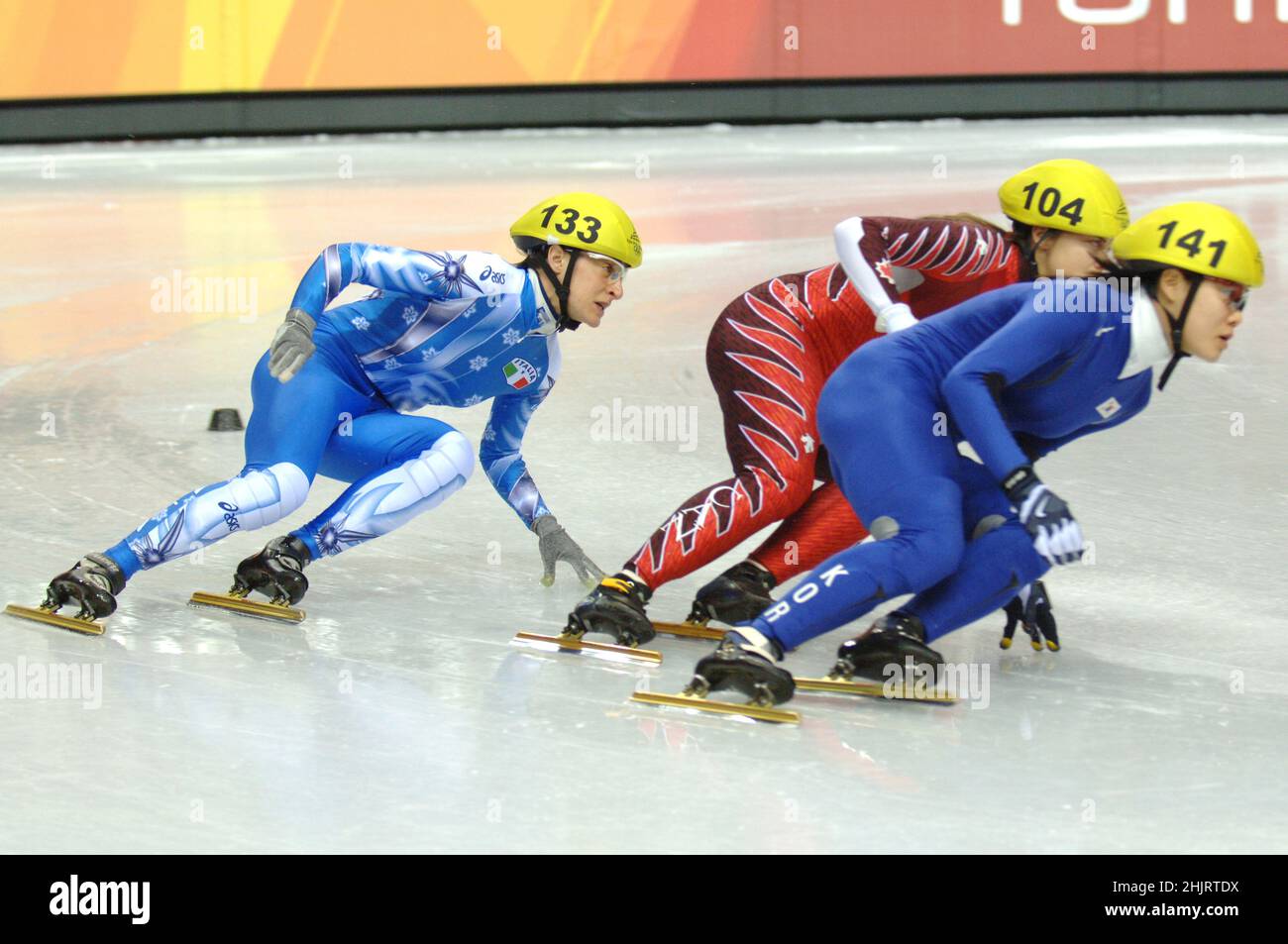 Turin Italy 2006-02-22: Turin 2006 Olympic Winter Games, Short Track ...