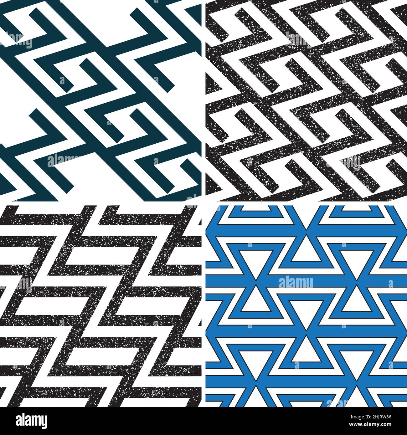4 different vector patterns in the same package(eps). One pattern is ...