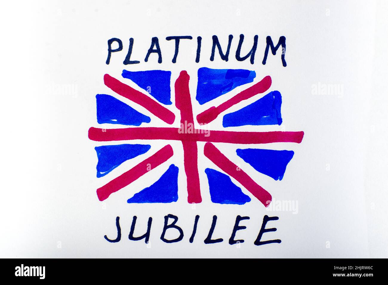 Queen jubilee british. Platinum Jubilee of Queen Elizabeth II. Drawn UK ...