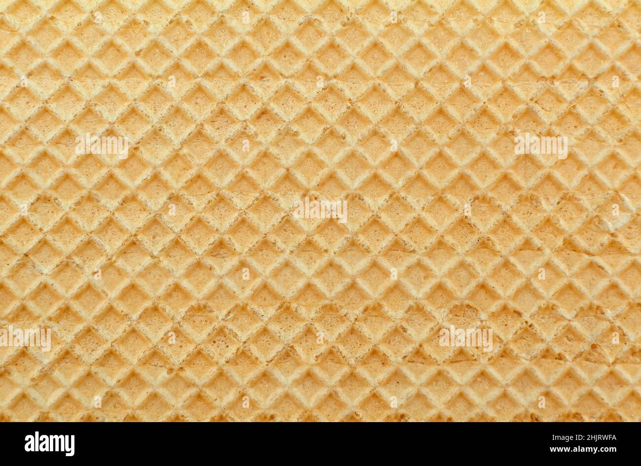 Wafers. Background of yellow waffles close-up. Pastry. Sweetness Stock ...