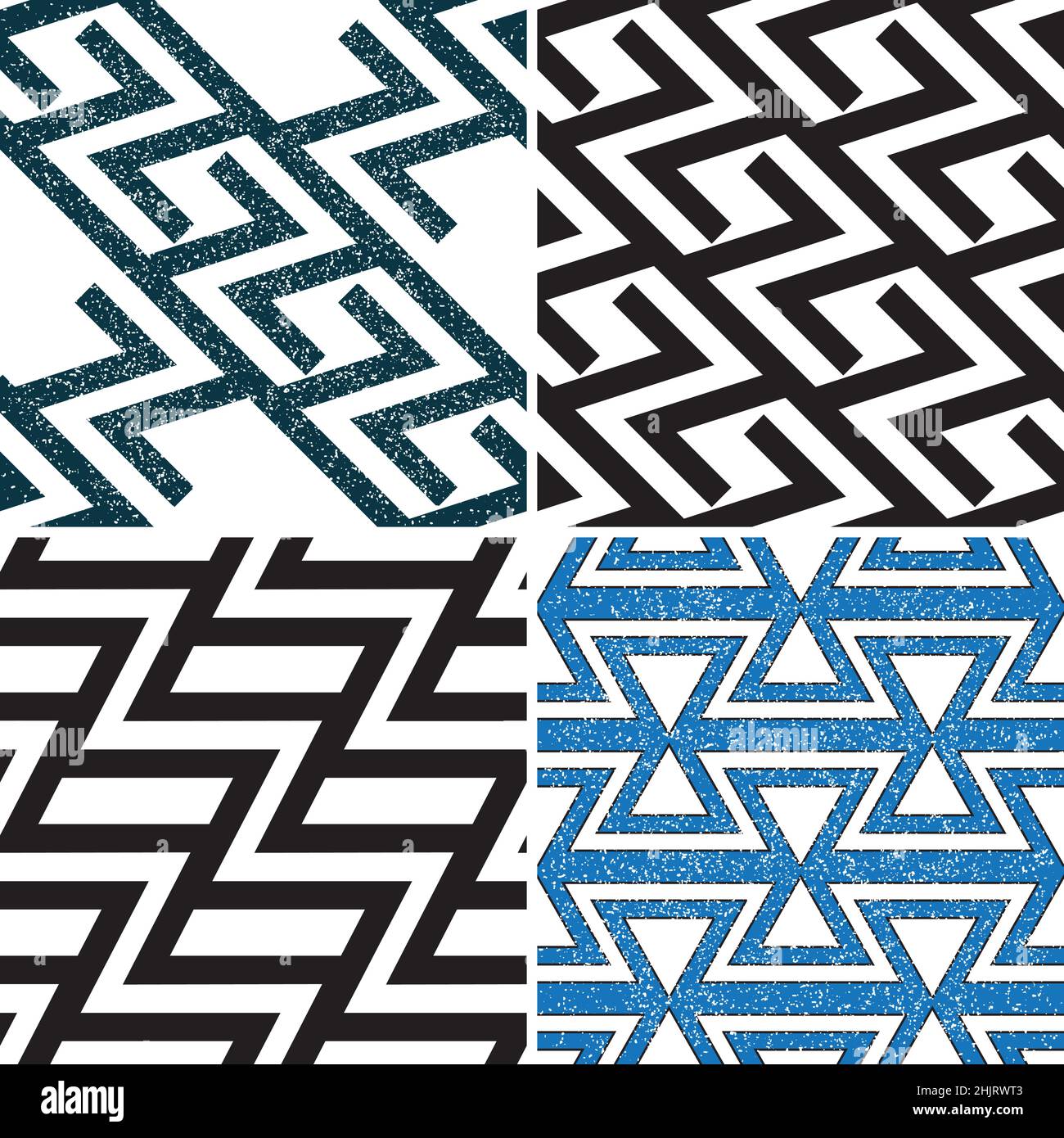 4 different vector patterns in the same package(eps). One pattern is ...