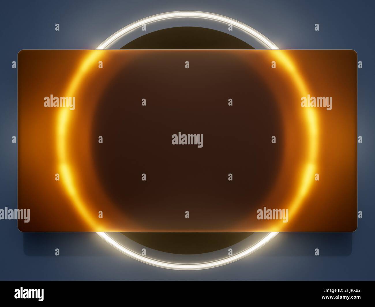 3D illustration of blurred glass neon light background Stock Photo - Alamy