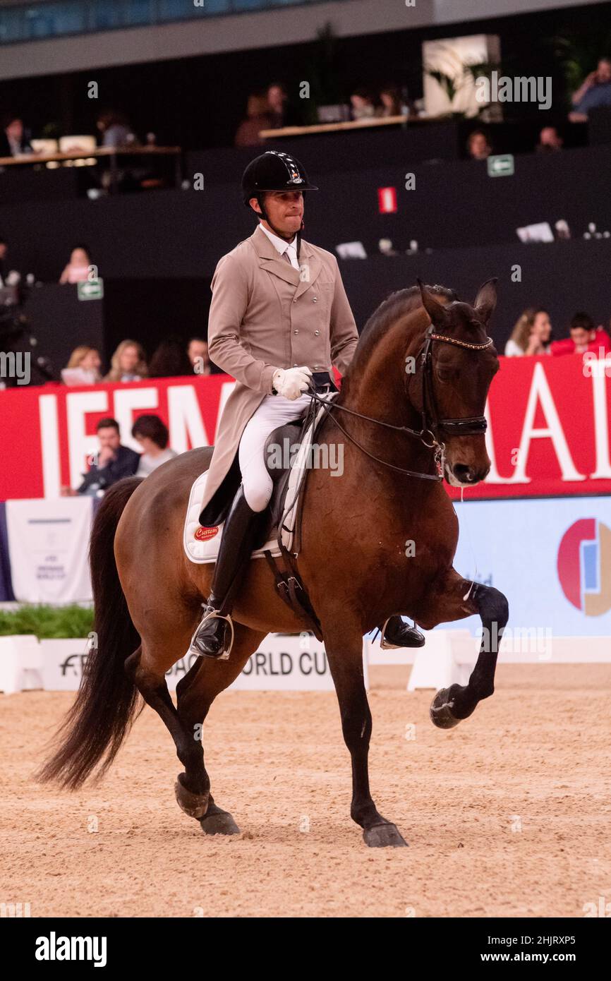 Daniel Martin Dockx (ESP) with Manchego ARB (PRE) during Longines FEI ...