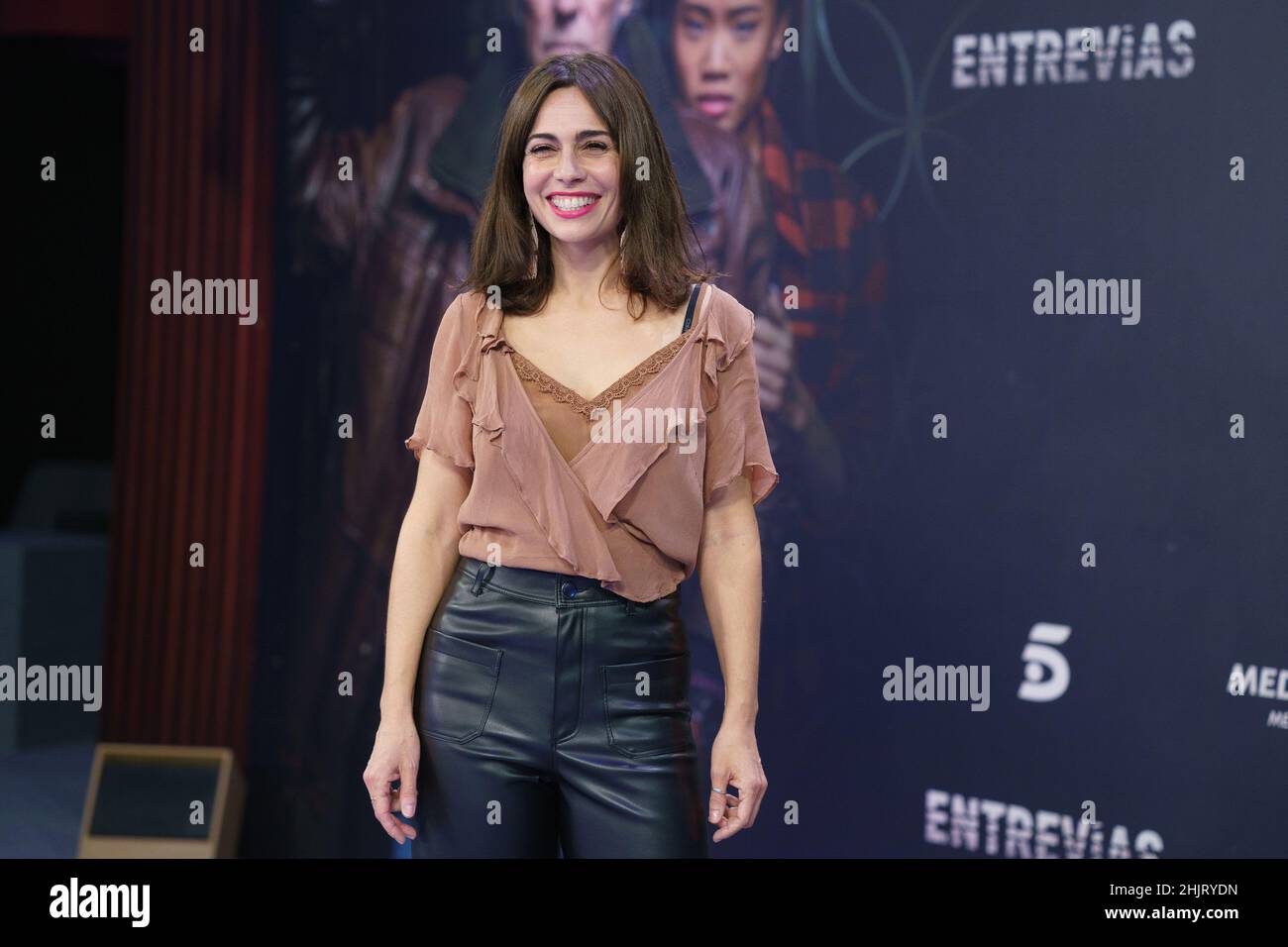 María de Nati attends the photocall of the tv series 'Entrevías' at the ...