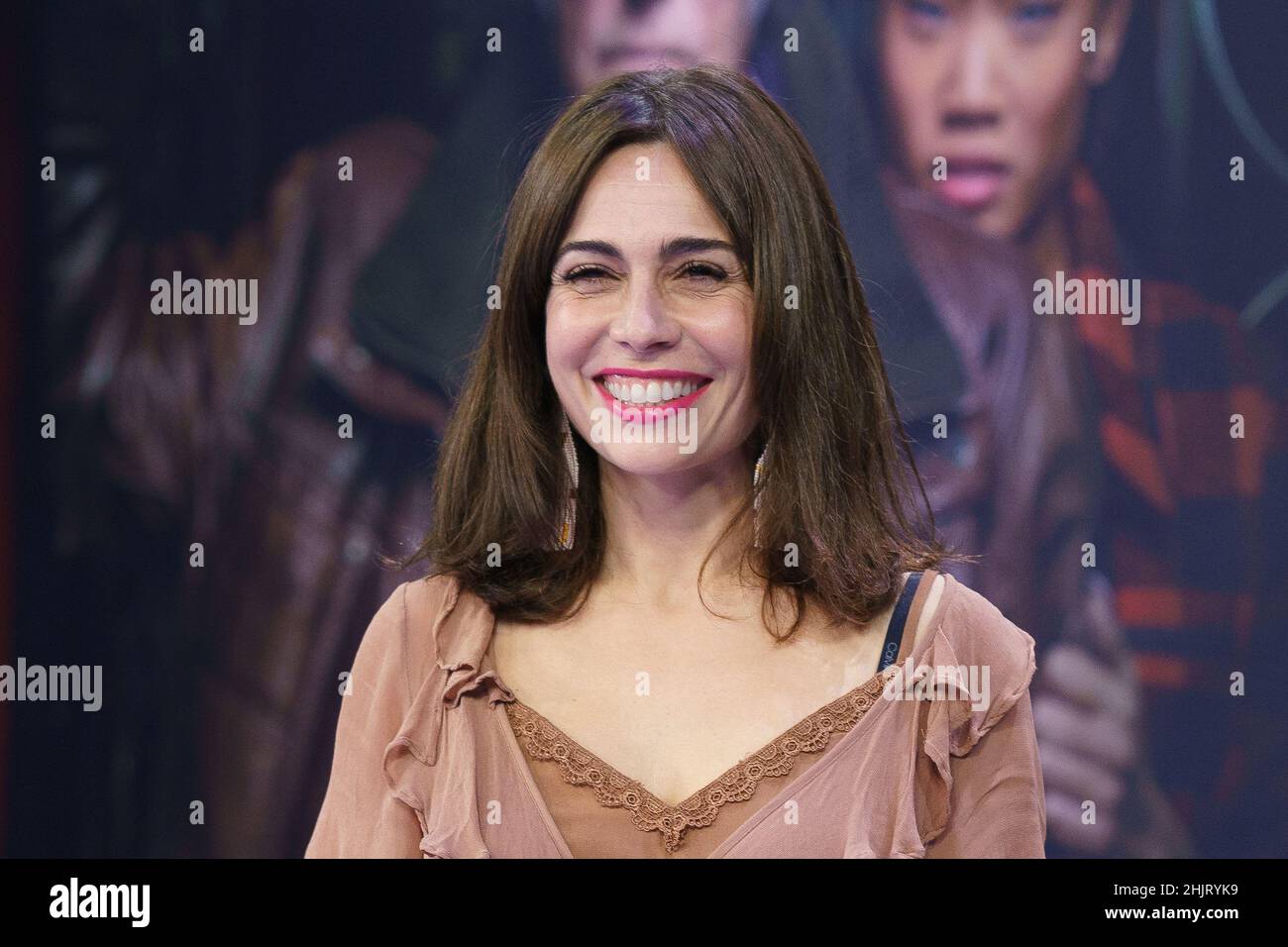 María de Nati attends the photocall of the tv series 'Entrevías' at the ...