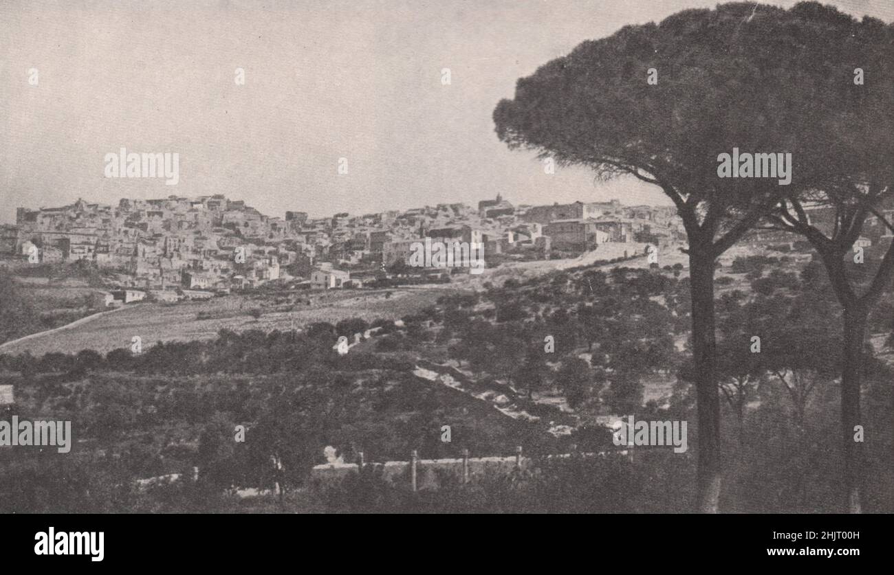 Girgenti, The Ancient Agrigentum, on its Eminence near the South Coast ...