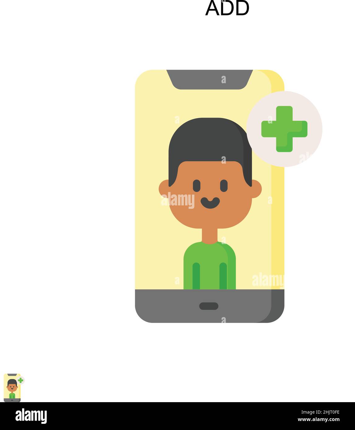 Add Simple vector icon. Illustration symbol design template for web ...