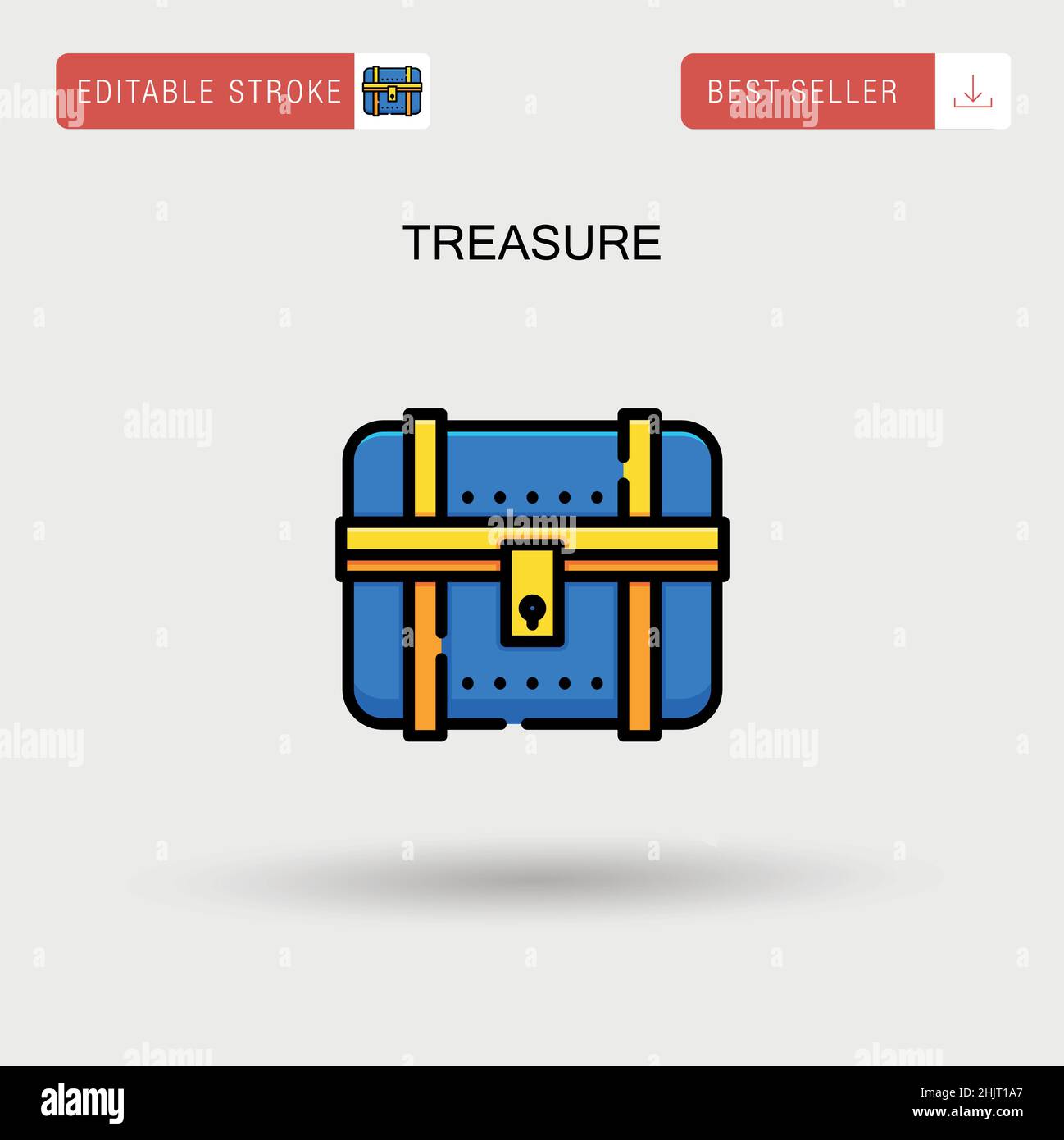 Treasure Simple vector icon Stock Vector Image & Art - Alamy