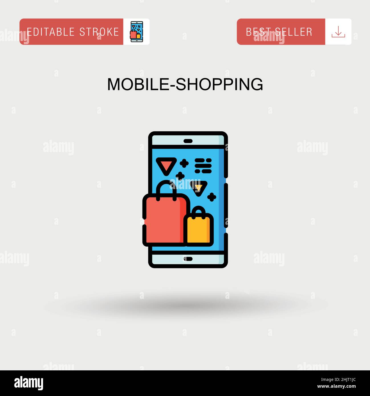 Shop store phone icon Stock Vector Images - Alamy