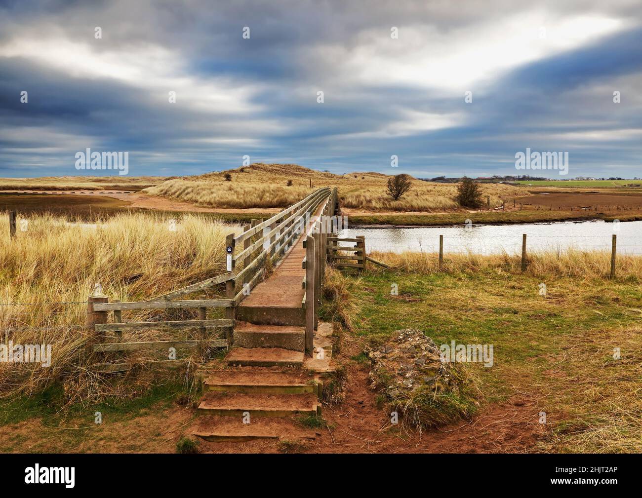 Bridge Over the Estuary #1 Stock Photo - Alamy