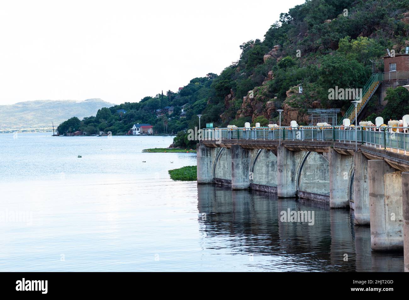 Hartbeespoort Dam also known as Harties, in the North West Province of ...