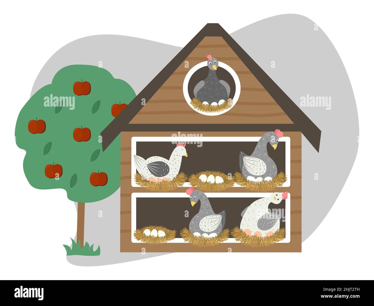 Hen House Clipart