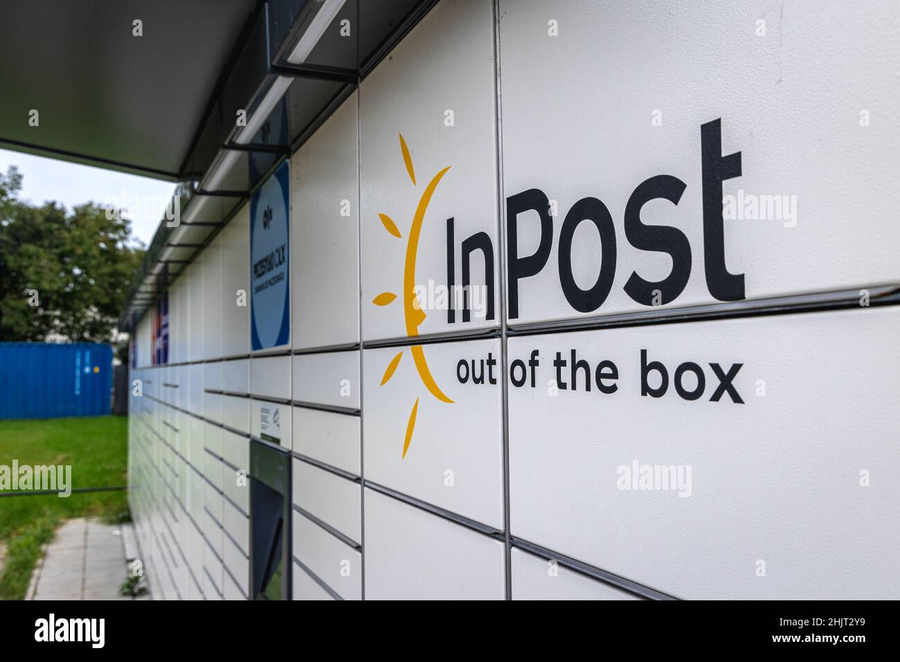 Inpost locker poland hi-res stock photography and images - Alamy