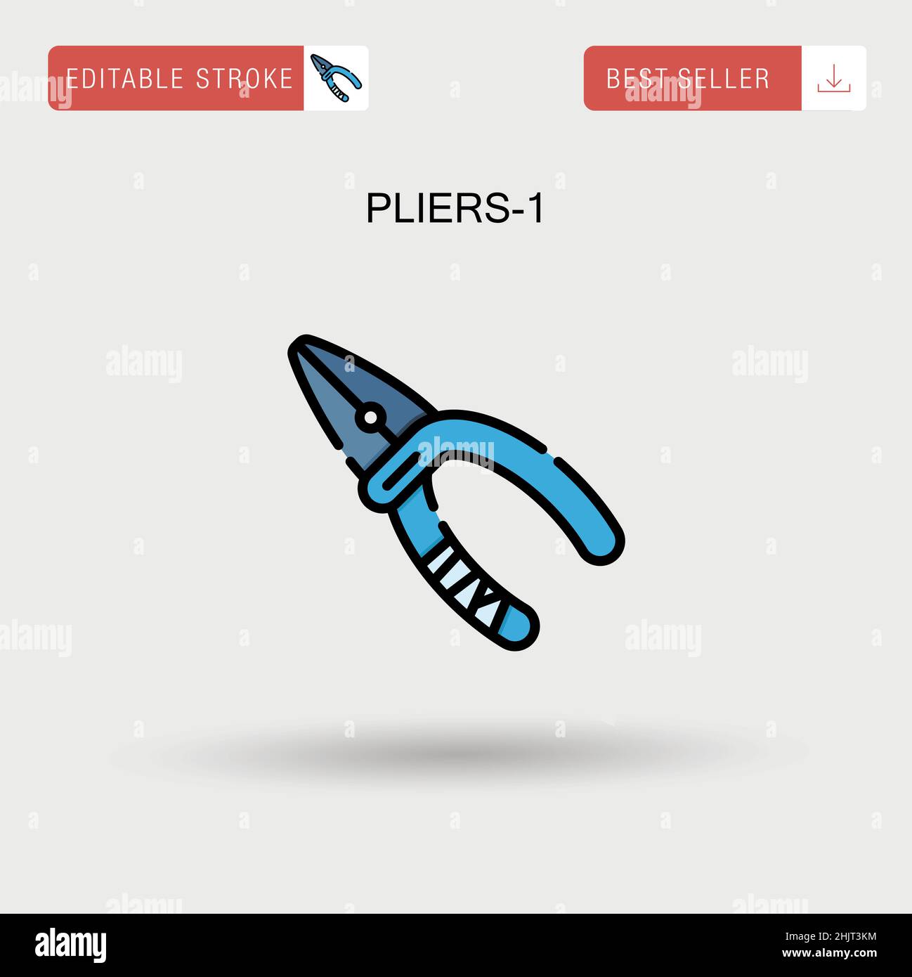 Pliers-1 Simple vector icon Stock Vector Image & Art - Alamy