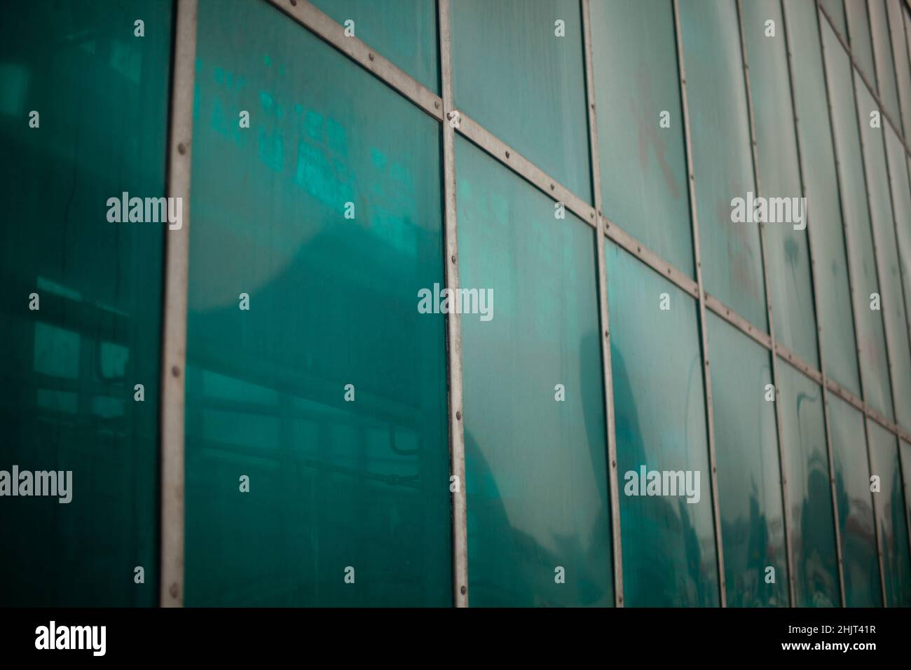 Plastic coating. Architecture of pedestrian crossing. Urban ...