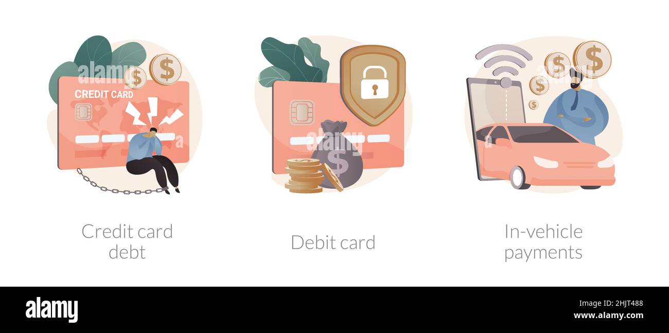 Payment options abstract concept vector illustrations Stock Vector ...