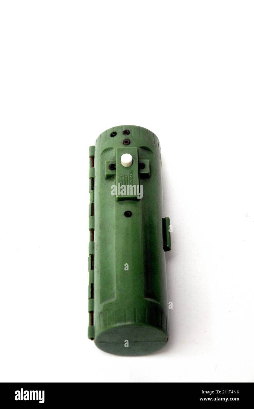 vintage object, toy remote control with batteries Stock Photo - Alamy