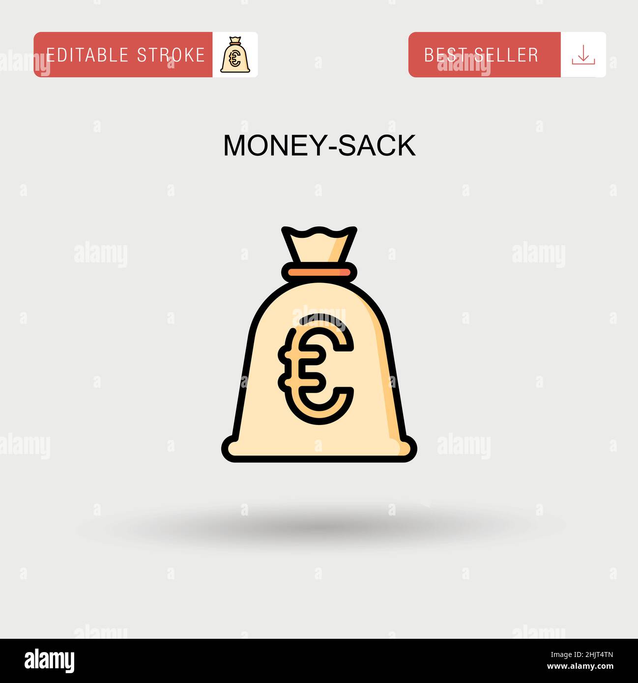 Sack of money vector hi-res stock photography and images - Alamy