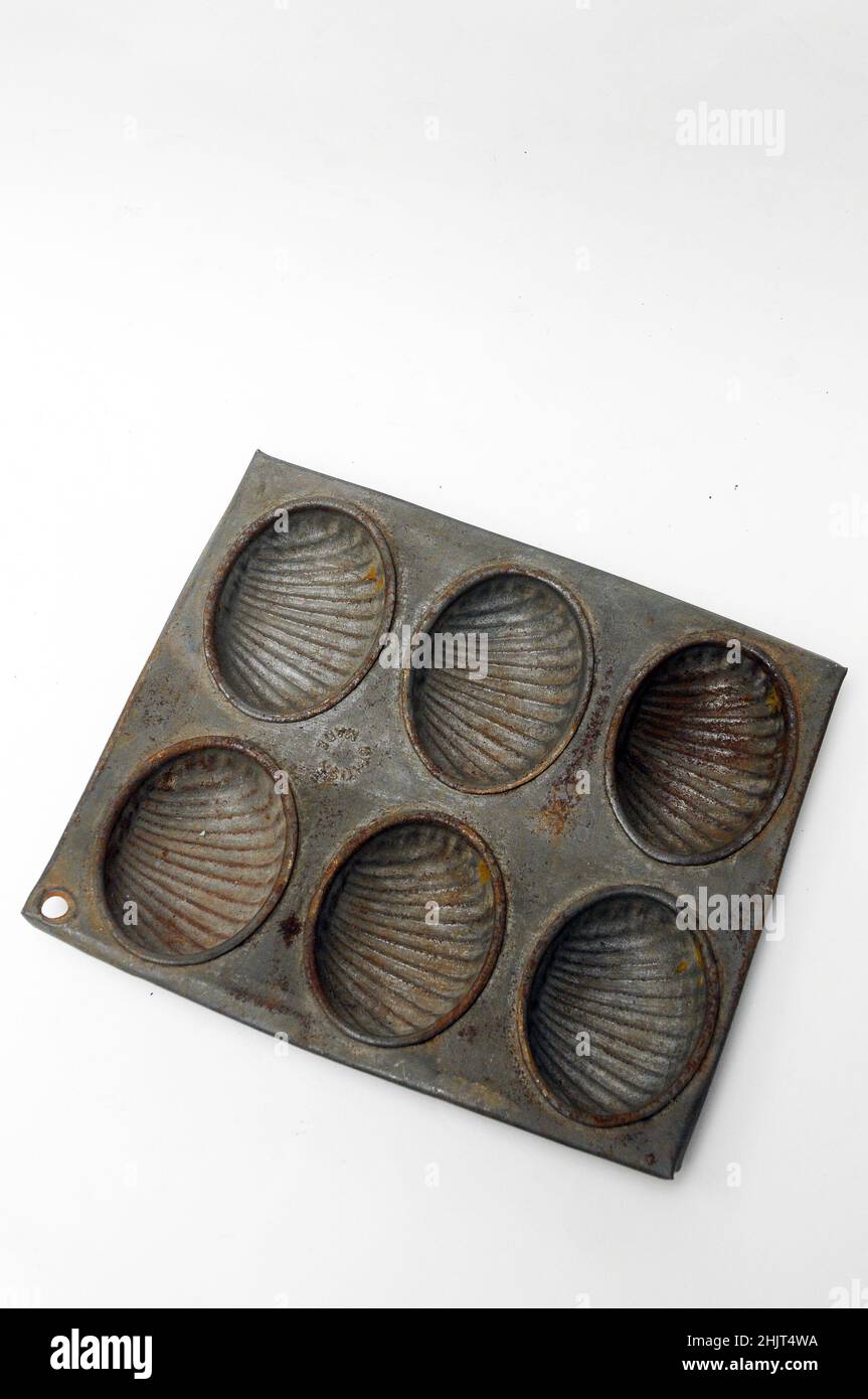vintage object, old English mold, old iron mold Stock Photo - Alamy