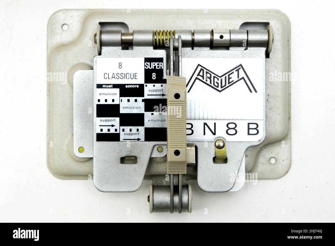 vintage object, film cutting machine Stock Photo - Alamy