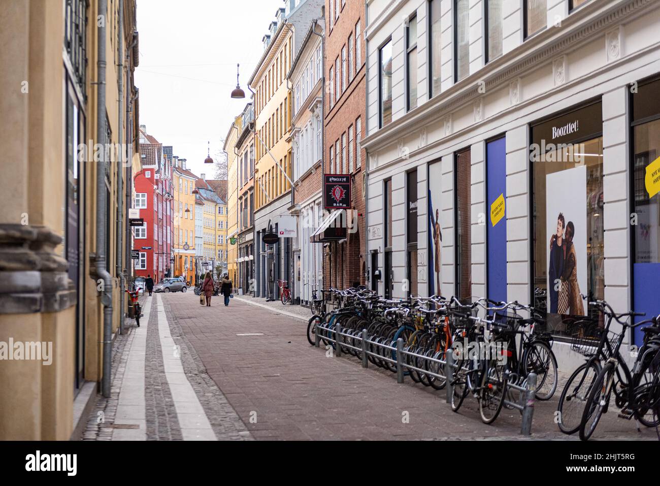 Pedestrians walk in copenhagen hi-res stock photography and images - Alamy