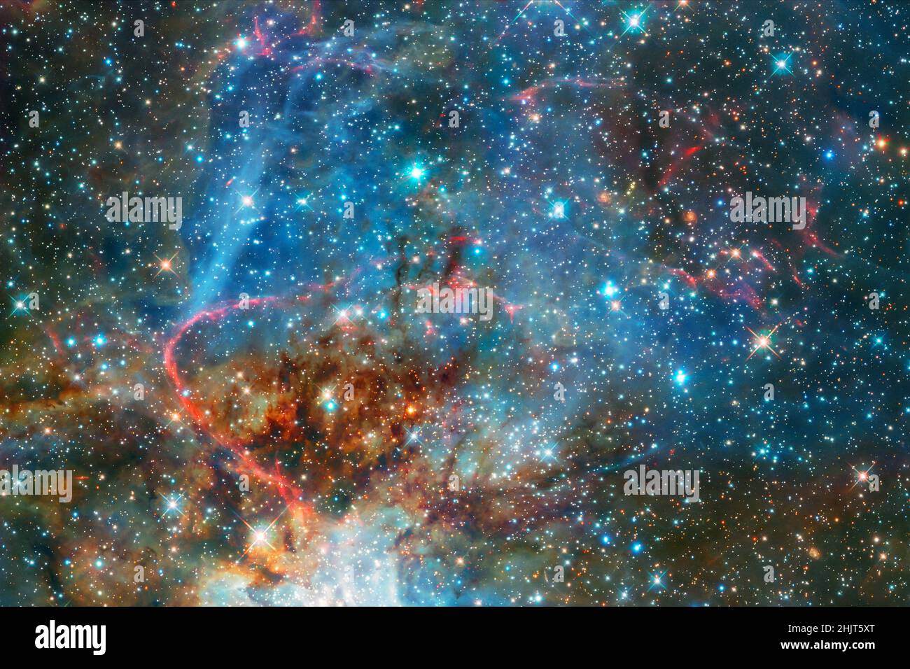 Outer space. Science fiction cosmos. Elements of this image furnished ...