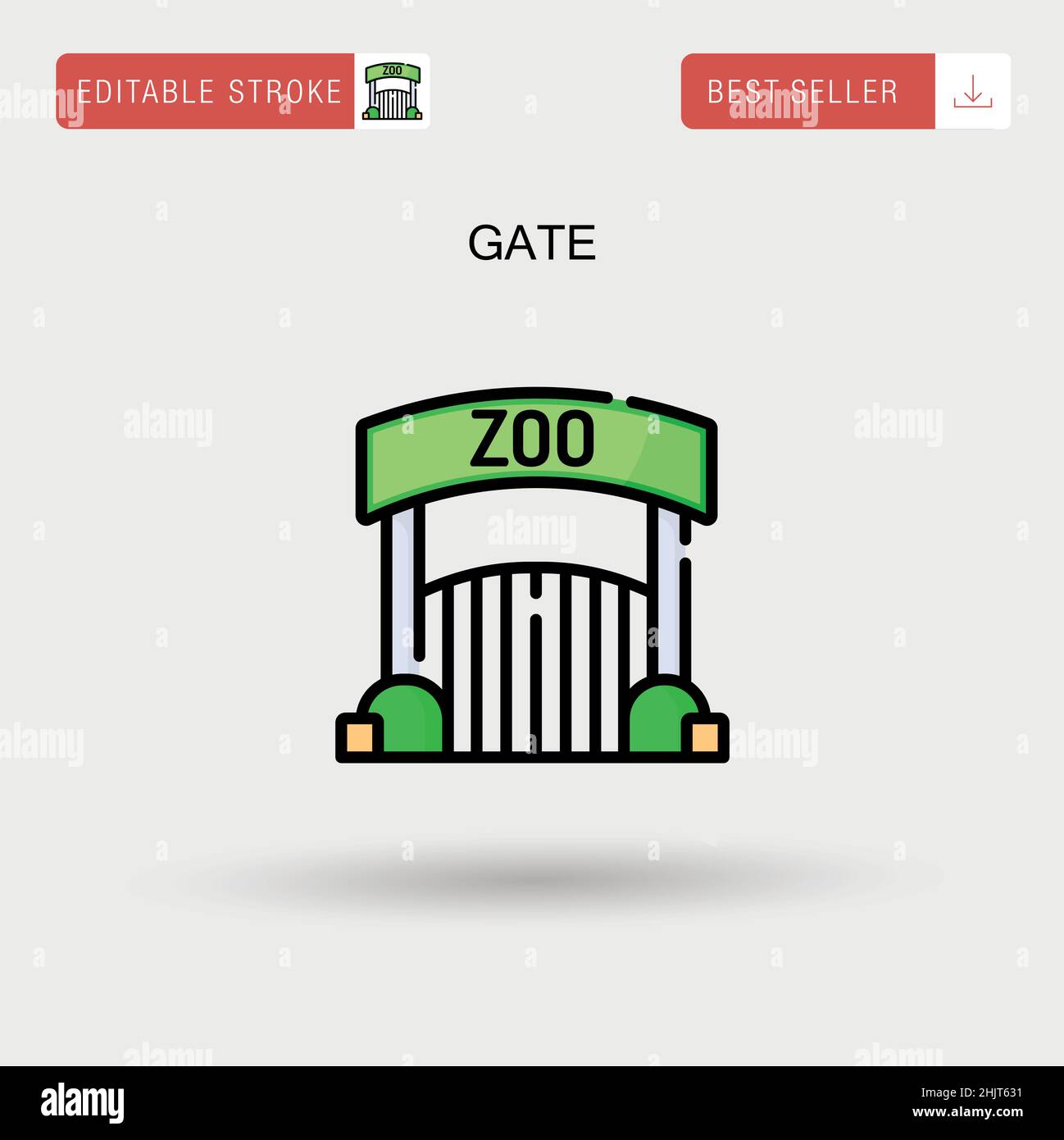 Sliding gate Stock Vector Images - Alamy