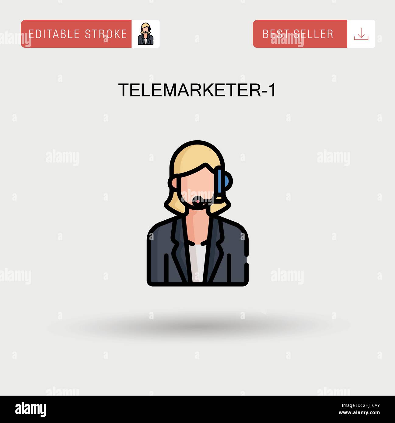 Telemarketer 1 hi-res stock photography and images - Alamy