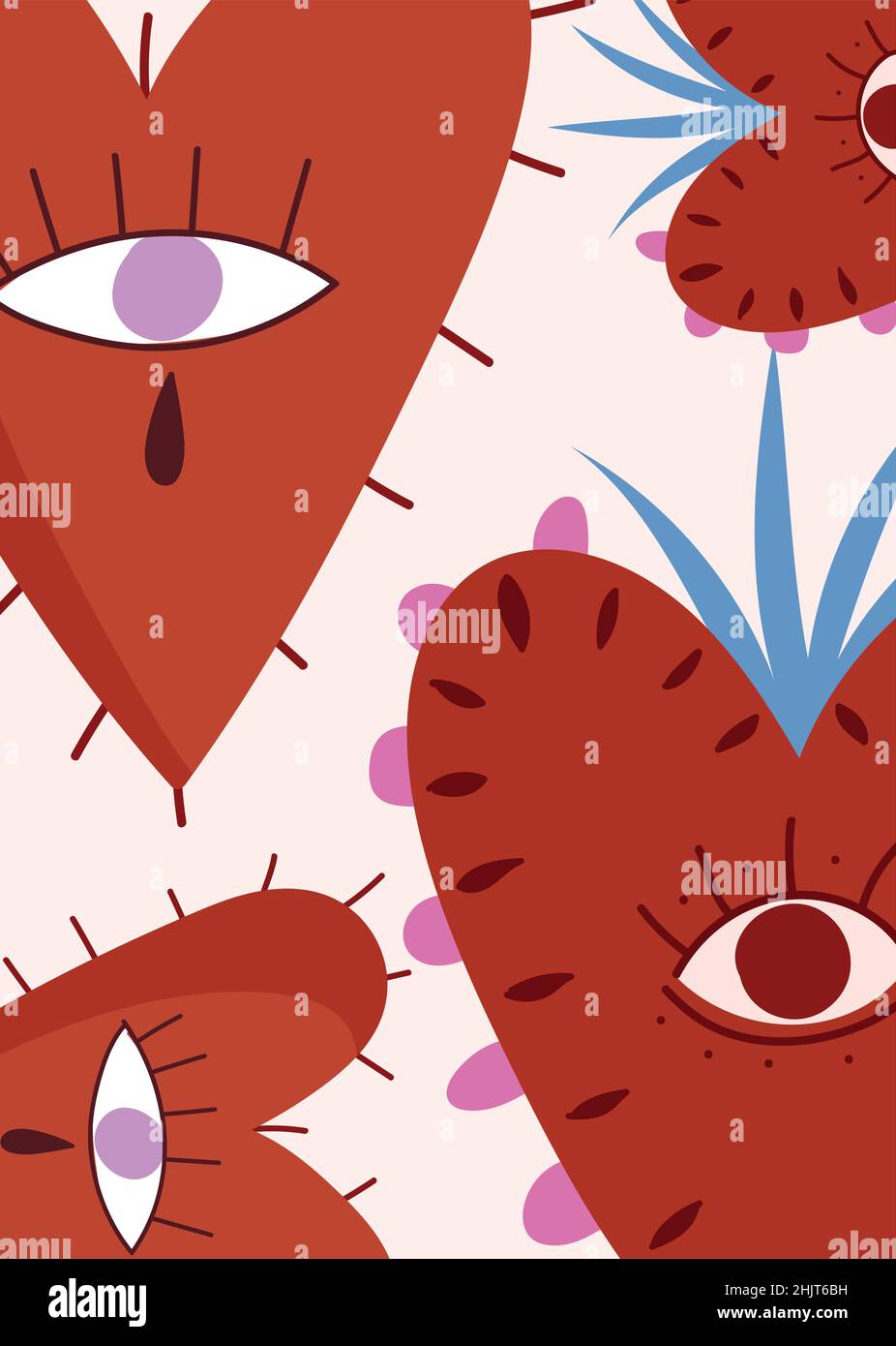 hearts feeling cartoon Stock Vector Image & Art - Alamy