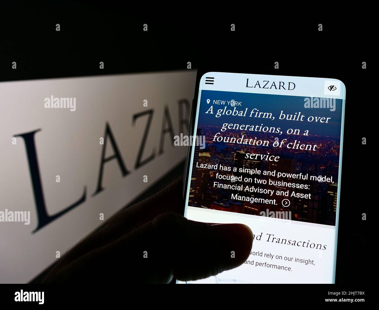 Banque Lazard Logo 107 Lazard France Bank Stock Photos, High Res