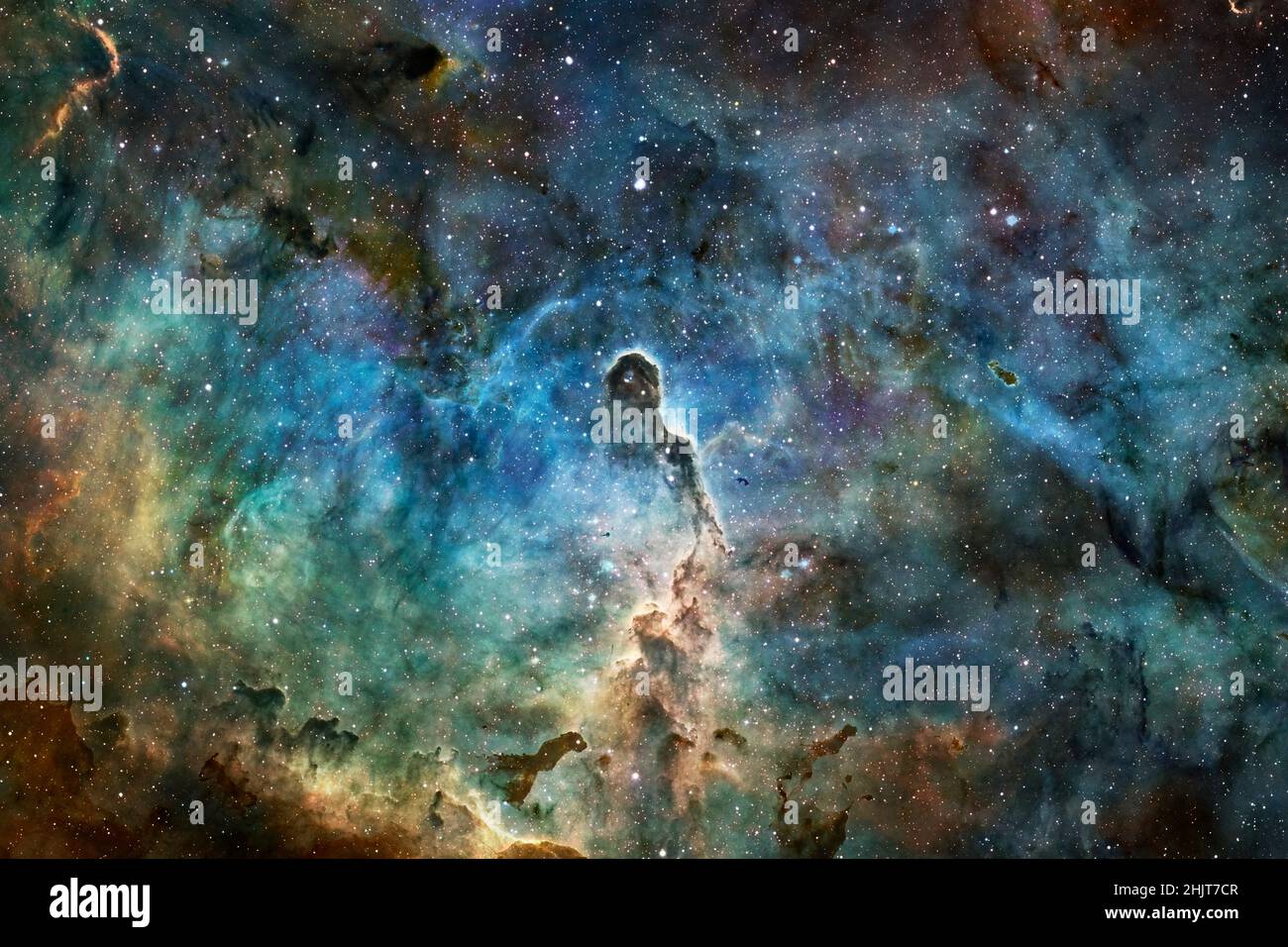 Cluster of stars. Starfield. Nebula. Elements of this image furnished ...