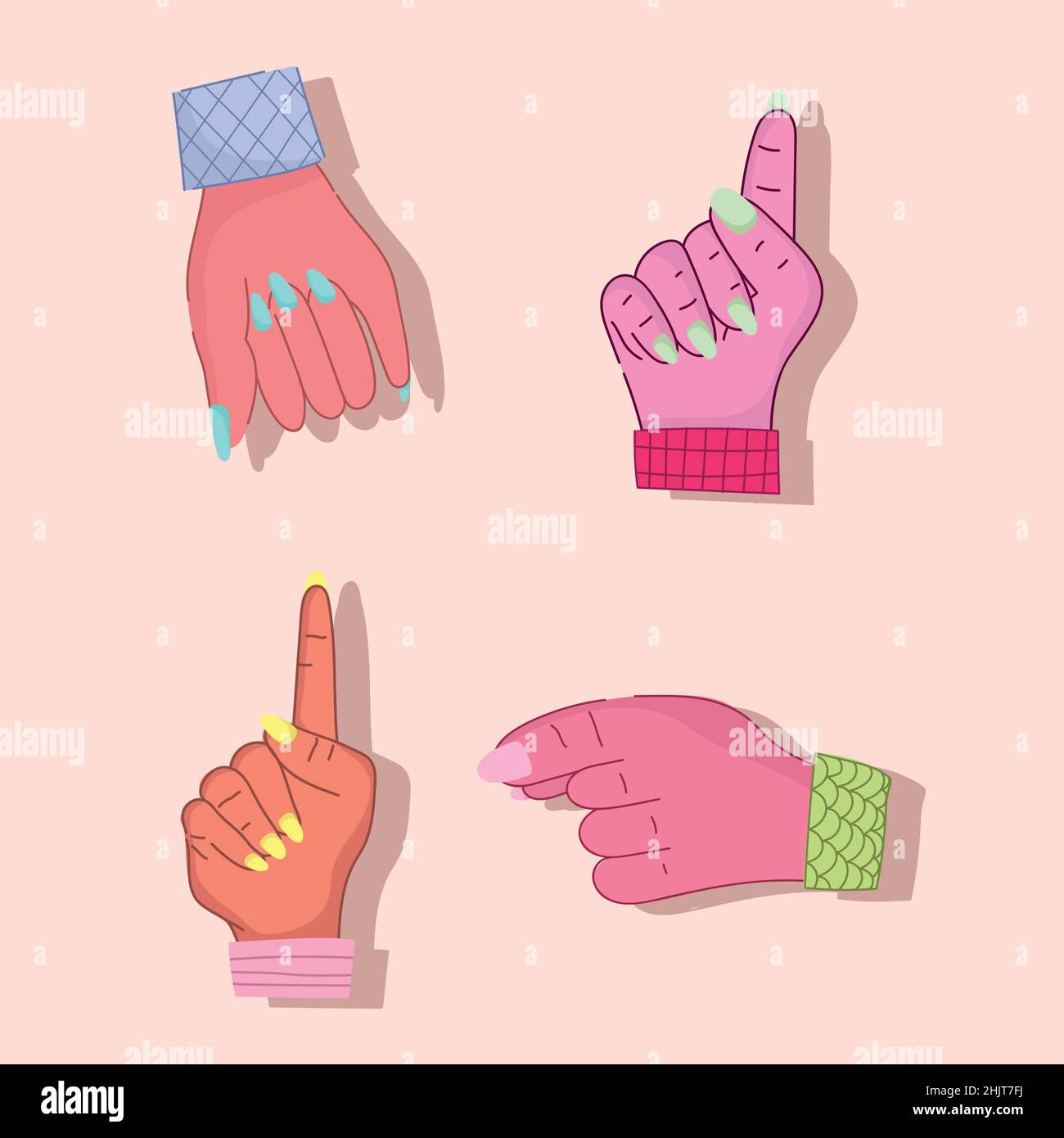 hand gesture icons Stock Vector Image & Art - Alamy