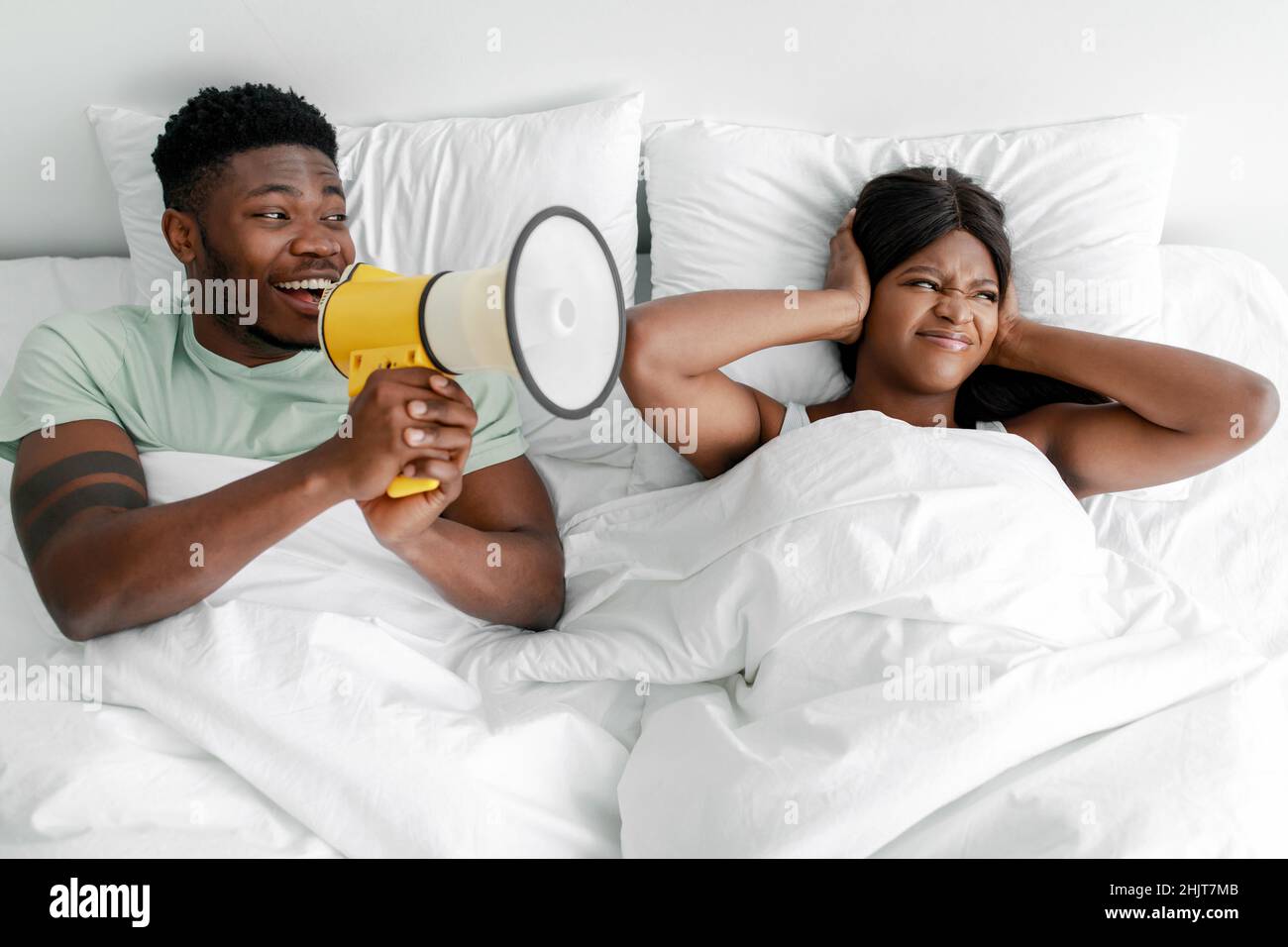 Shout bedroom hi-res stock photography and images - Alamy