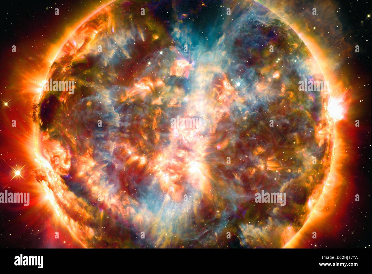 Deep space. Awesome science fiction render. Elements of this image ...