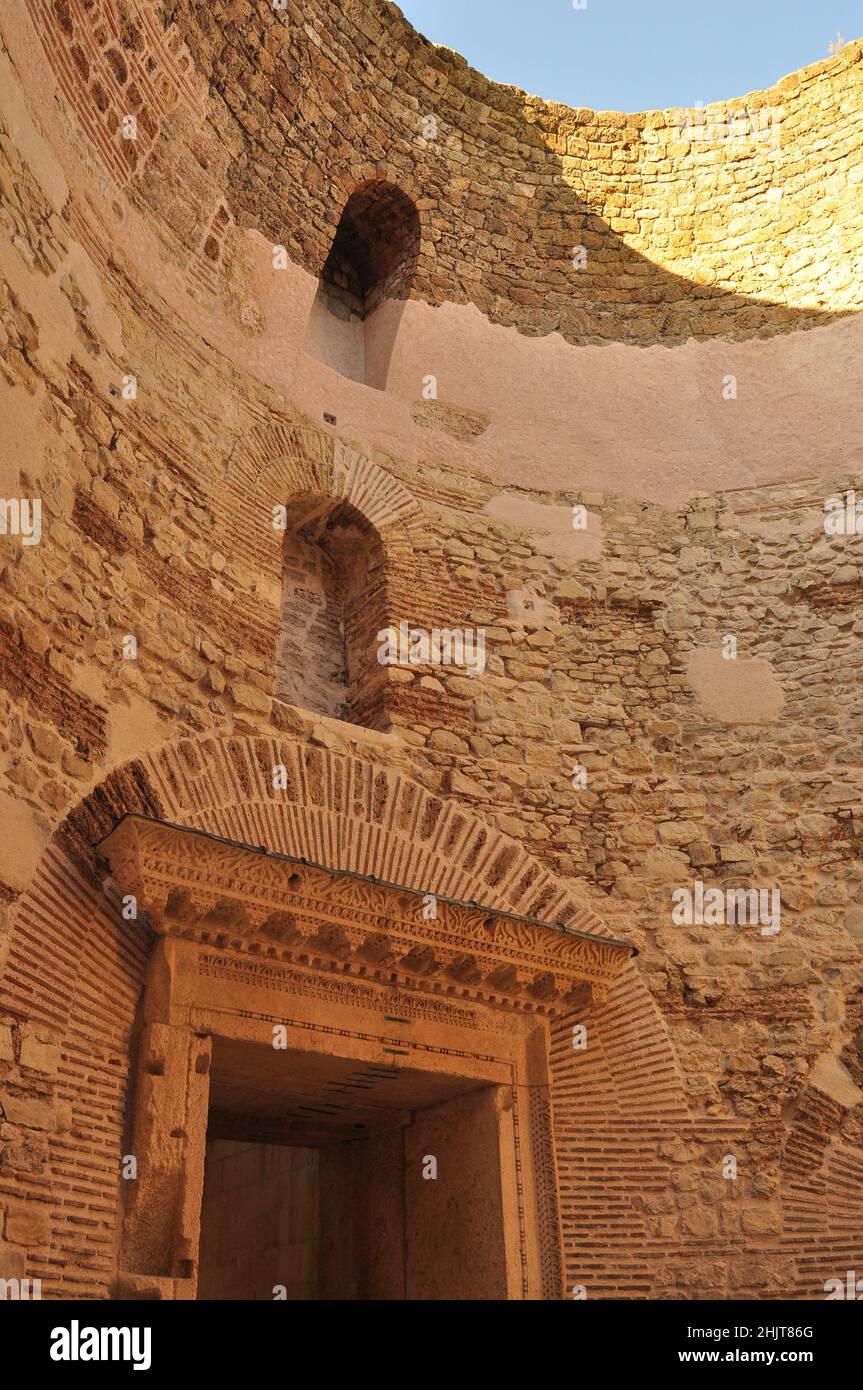 Vestibule of Diocletian's Palace in Split, Croatia Stock Photo - Alamy